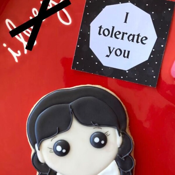 Valentines Printable Cookie Card 5 X 7 Youre Jawsome Valentines Cookie ...