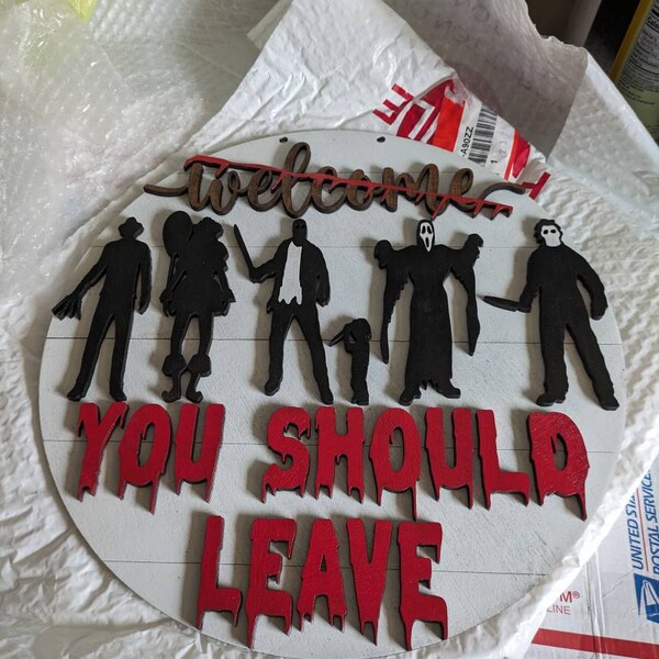 Personalized School Mascot Wooden Door Hanger | Teacher Gift | School ...