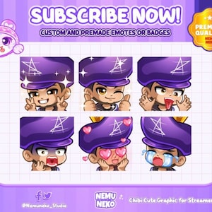 6x Custom Emotes, Emojis, Sub Emotes for Twitch, Youtube, Disocrd or ...