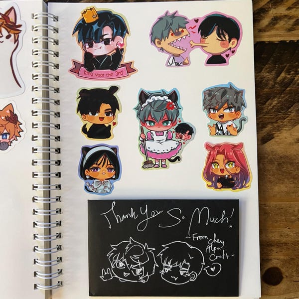 Alien Stage Stickers || Mizi | Sua | Ivan| Till | Luka | Hyuna || 2 ...