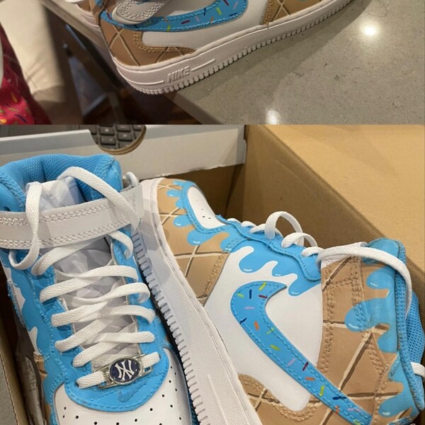 Ice Cream Air Force 1 / Custom Shoe / Toddler / Baby / Kid / AF1 ...
