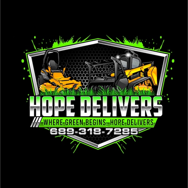 Forestry Mulching Logo Design, Skid Steer With Mulcher Logo Svg, Land ...