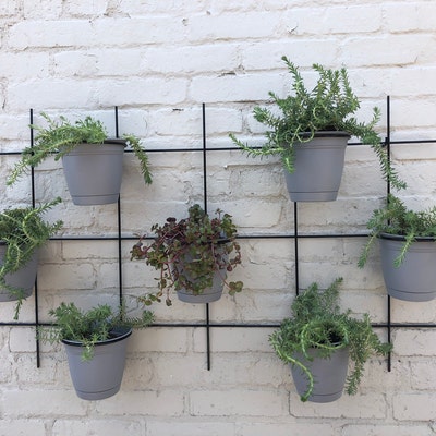 Large Horizontal Wall Hung Planter Flower Pot Holder - Etsy Canada