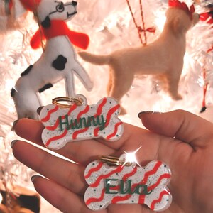 Frosted Pup Tart Resin Dog Tag, Pet Name Tag, Dog Tag Custom, Food Dog ...