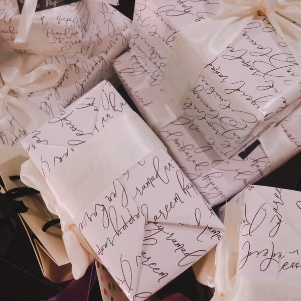 Calligraphy Ramadan Eid Gift Wrap, Modern Eid Decor, Moderneid, Ramadan ...