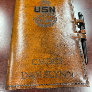 USCG Chief Charge Book With Large Anchor CCTI Petty Officer | Etsy