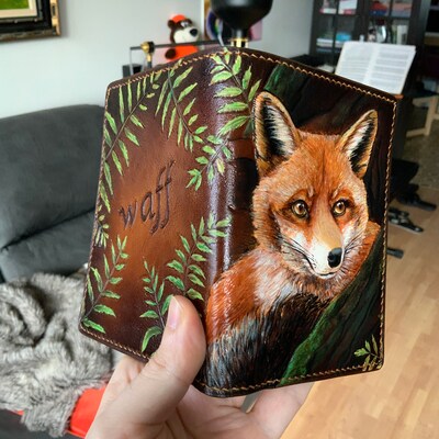 Hand-tooled Leather Ship Wallet Sailboat Wallet Carved - Etsy