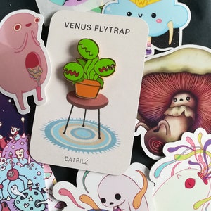 Venus Flytrap Hard Enamel Pin - Etsy