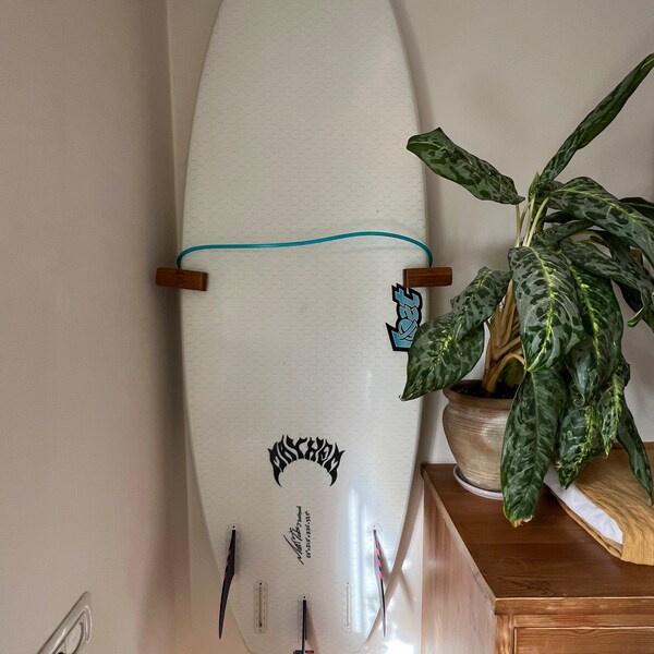 Vertical Carved "aloha" Wall Display Storage Racks Hangers 3pc Teak ...