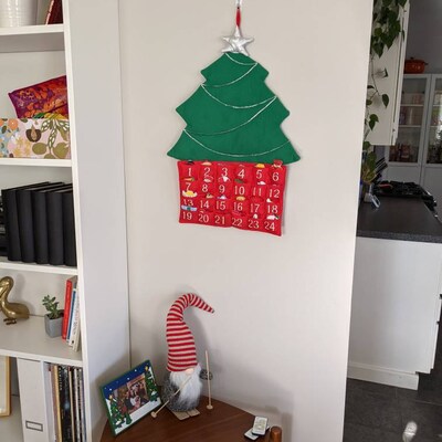 Christmas Tree Fabric Advent Calendar - Etsy