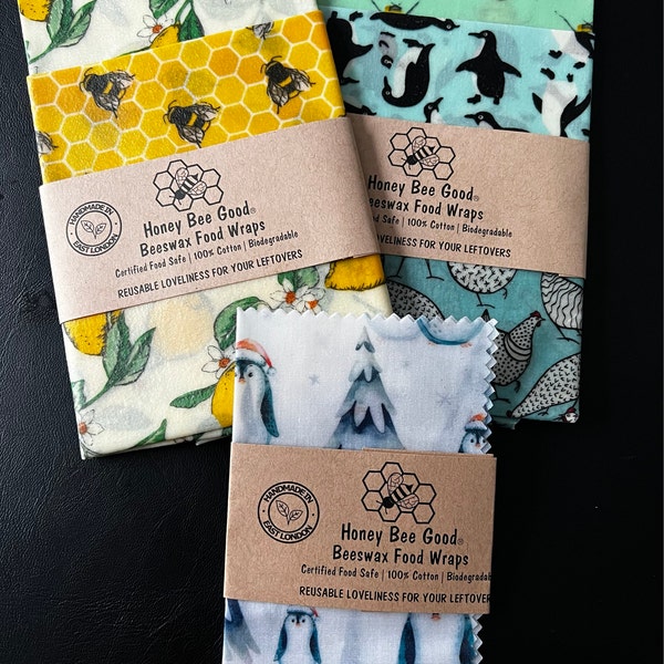 XXL Bread Beeswax Wraps, Affordable Gifts, No Pine Resin, Earth Kind ...