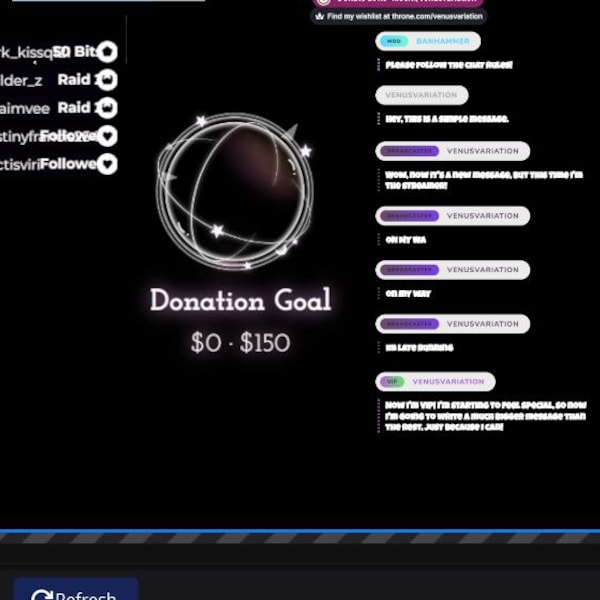 Orb Goal Widget: Customizable Stream Overlay for Twitch, Streamlabs ...