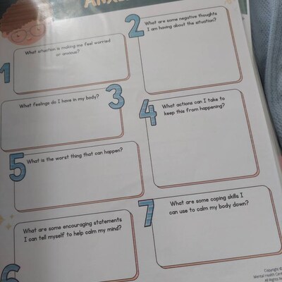 Coping Skills Poster 101 Coping Skills for Teens Printable Handout Calm ...