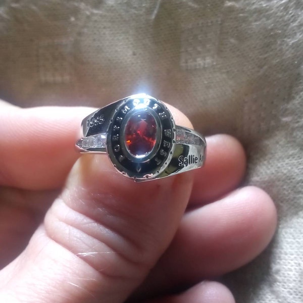 Personalized School Class Ring, Jewelry, High School, College ...