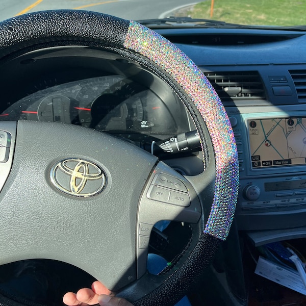 Bling Steering Wheel Cover Sparkly AB Swarovski Crystal Stones - Etsy