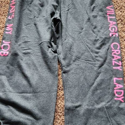 Custom Sweatpants, Personalized Unisex Sweatpants, Custom Text Pants ...