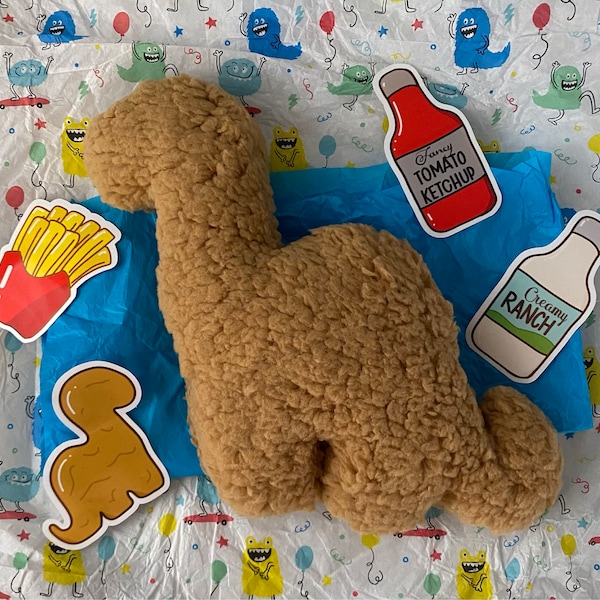 Mini Dino Nugget Plush, Small Dinosaur Nug Plushies, Tiny Dinosaur ...