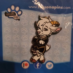 Fursona Pin 1107 Cyber Dog 4 Peachy Rainbow Enamel Pin - Etsy