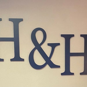 Round Wooden Letters 10 Inch Letters to 44 Inch Custom | Etsy