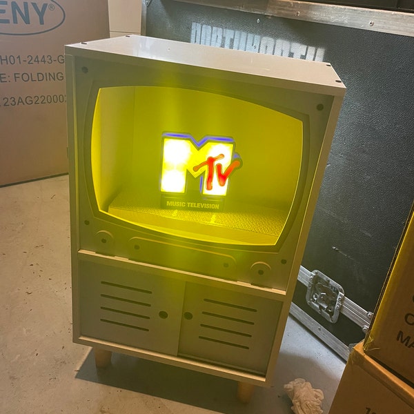 MTV Lighted Sign - Battery or AC Power Option - Etsy