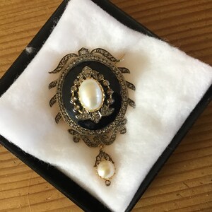 925 Sterling Silver Antique Brooch & Pendent - Etsy