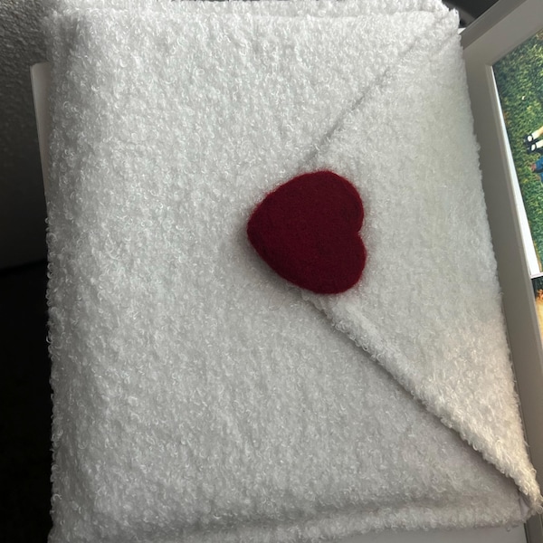 Embroidery Floral Book Sleeve, Padded Book Cover, Book Purse, Book ...