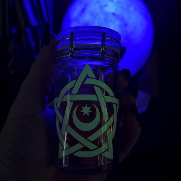 Stash Jar Lock Tight Lid Smell Proof Jar Glass Storage Herb Spice Ash ...