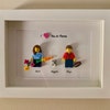 Personalized Mini Me Minifigure Frame. for up to 5 Figures. - Etsy