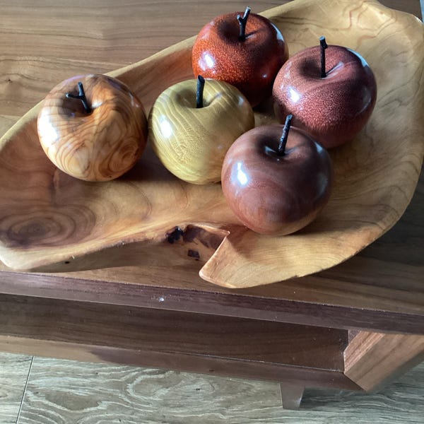 Apples Wooden, Apples, Fruit, Ornaments, Collectables . - Etsy