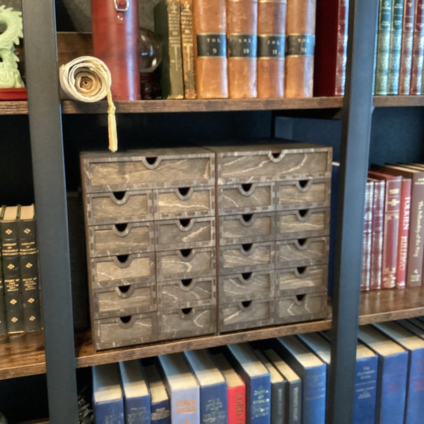 Small Tarot Card Holder, 5 Drawer Box, 4 Tarot Deck Holder, Tarot ...