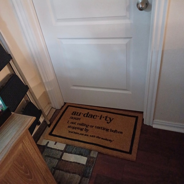 Funny Doormat for Outside | Sassy Welcome Mat | Rude Patio Decor ...
