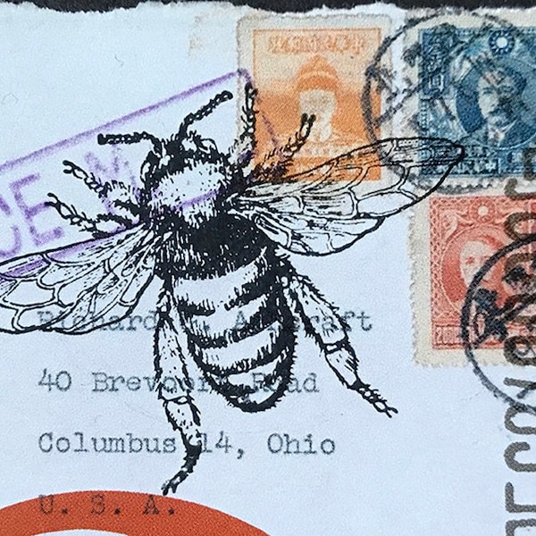 Large Honey Bee 1604G Bee Rubber Stamps Unmounted, Cling, Mounted Stamp ...