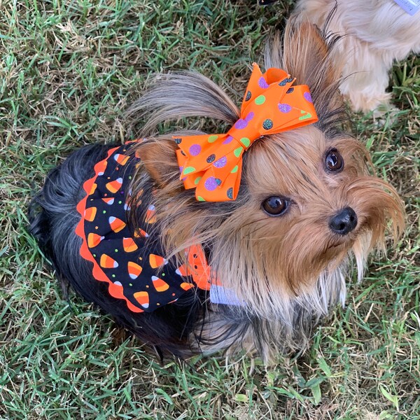 The Harlow // Halloween Dog Harness Dress, Dog Harness Dress, Dog Dress ...