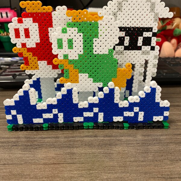 Super Mario Underwater Perler Monster Parade - Etsy