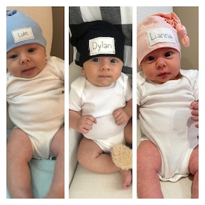 Purple Newborn, Gift for Her,personalized Newborn Hat, Lavender,baby ...