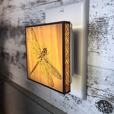 Dragonfly Night-light, Wall Art, Bug, Insect Lamp - Etsy