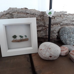 Family Tree, Sea Glass & Sea Pottery Personalised Wall Art - Handmade ...