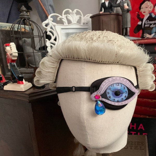 Surrealist Salavador Dali Eyepatches: Softwatch Melting Clock or Ruby ...