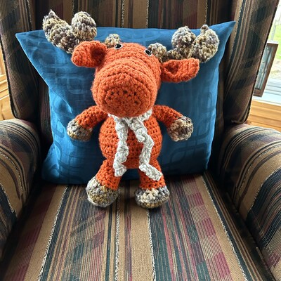 Manny Moose CROCHET PATTERN, Amigurumi Crochet Pattern, PDF, English ...