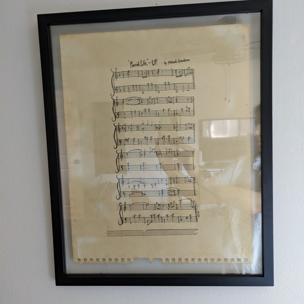 Name in Music Notes - Personalized Sheet Music Decor, Housewarming ...