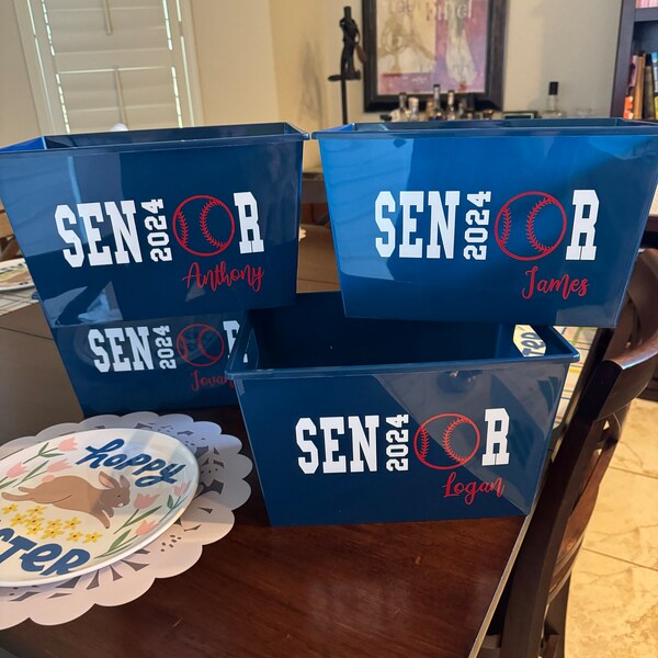 Personalized Sports Sport Graduation Gift Basket Baseball Senior 2025 ...