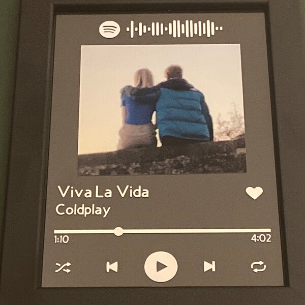 Personalised Spotify Song Frame - Etsy