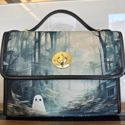 Gothic Skeleton Reading Satchel, Dark Academia Skeleton Library Floral ...