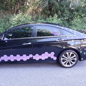 Hearts JDM Car Livery Decal Sticker Side Vehicle Wrap Bumper Sticker ...