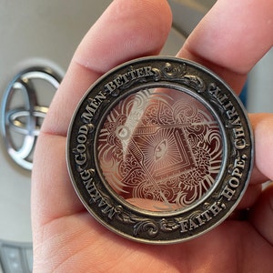 Widows Sons Masonic Riders Association widow Officer Pin - Etsy