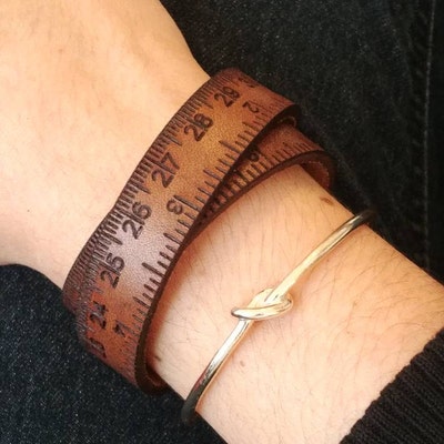 WRIST RULER BRACELET, Ruler Bracelet, Double Wrap Ruler Bracelet ...