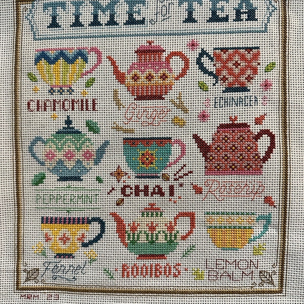 Time for Tea - Cross Stitch Pattern (digital Format - PDF) - Etsy