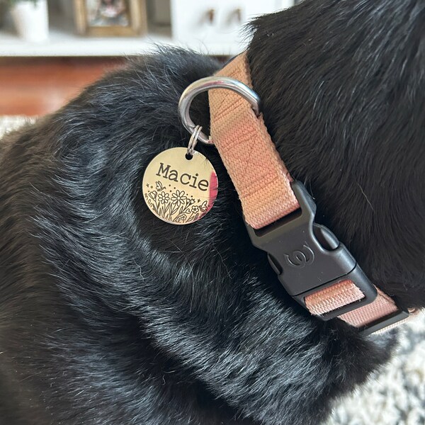 Dog Tag for Dogs Personalize | Name Tag ID - Etsy