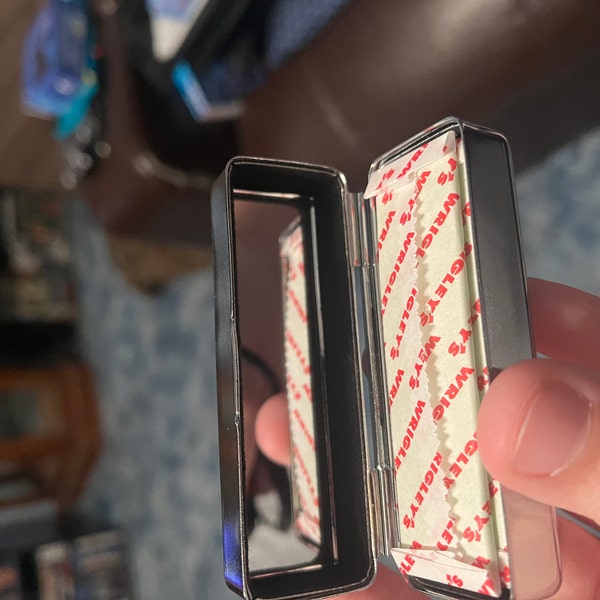 Black Cat Fortune Telling Game Psychic Tarot Cards Trinket Stash Metal ...