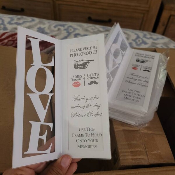 Photo Booth Frame, 2x6, Magnetic Photo Booth Frame With Photo Booth ...